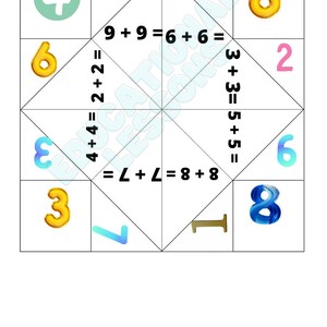 Math Cootie Catcher, Fortune Tellers, Adding Two and Adding Multiples ...