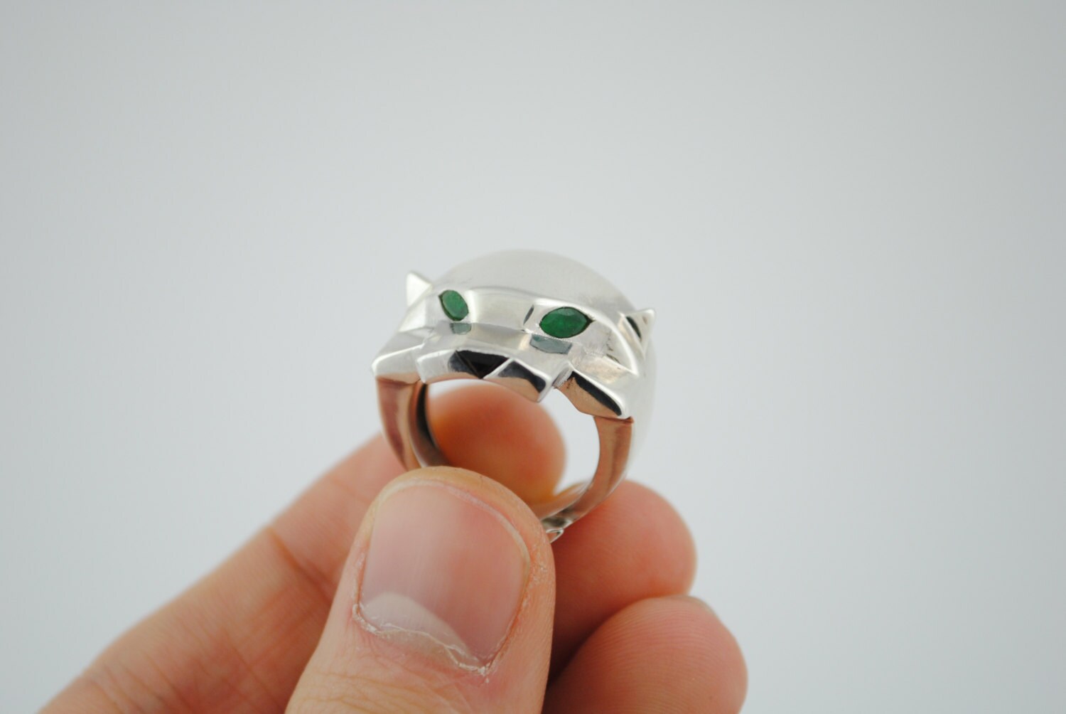 Panther Ring, Silver Ring, Sterling Silver Ring, Custom Ring ...