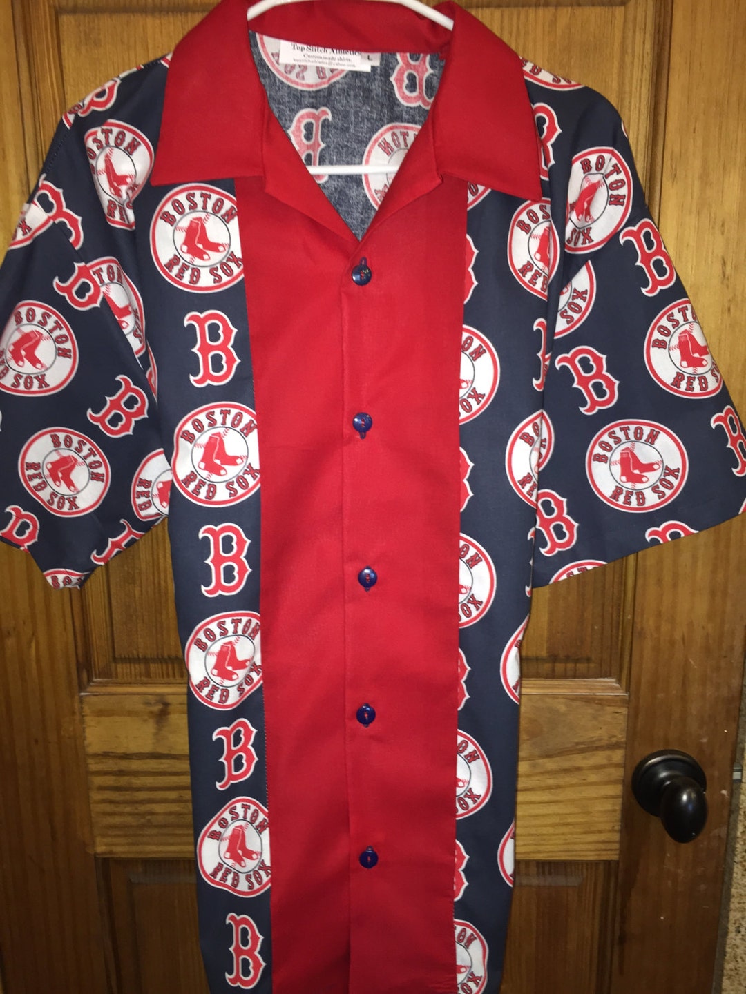 Boston Red Sox "retro" Bowling Shirt - Etsy