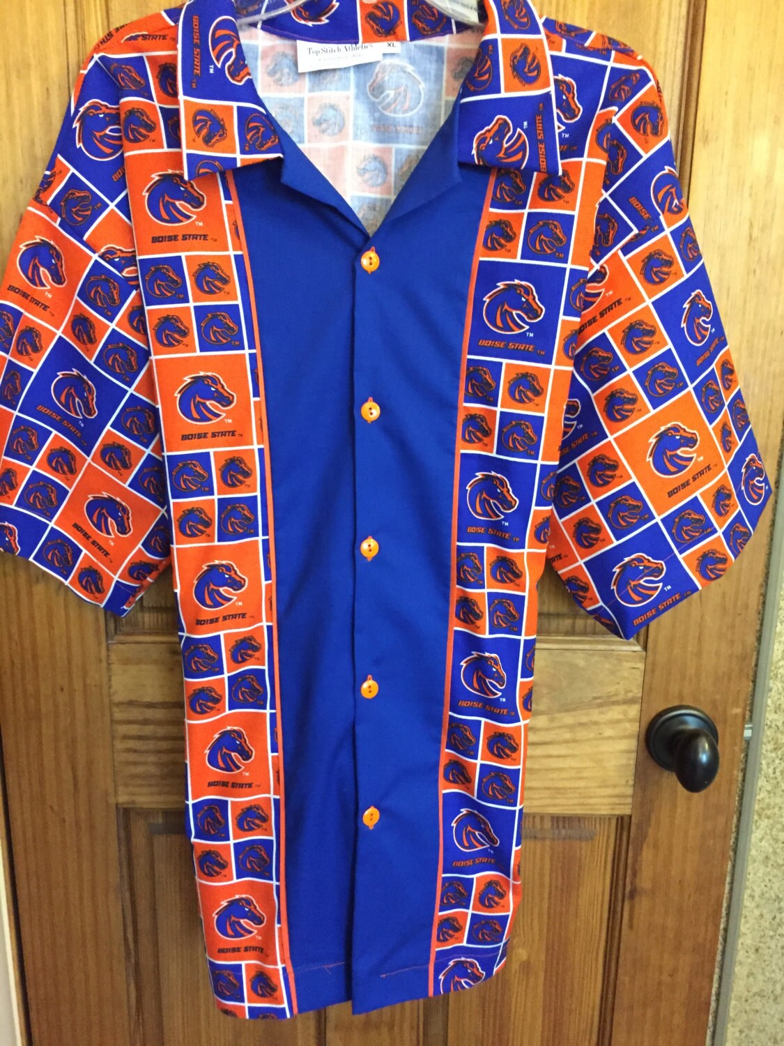 Boise State Broncos retro Bowling Shirt - Etsy
