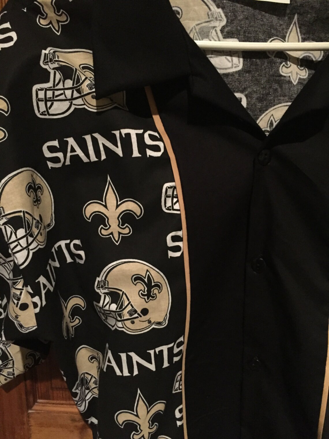 New Orleans Saints "retro" Bowling Shirt - Etsy