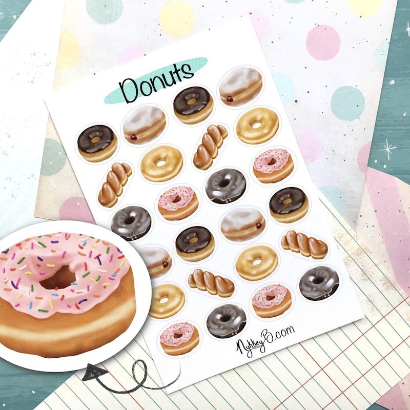 Donut Journal - Etsy