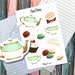 Tea Time Sticker Sheet - Etsy