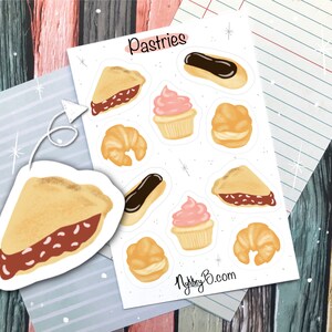 Pastries Sticker Sheet - Etsy
