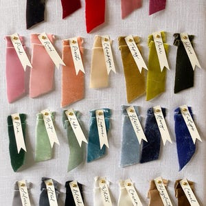 Silk Velvet Petite Vow Book | Wedding Vows | Luxury | Debossed | Custom ...