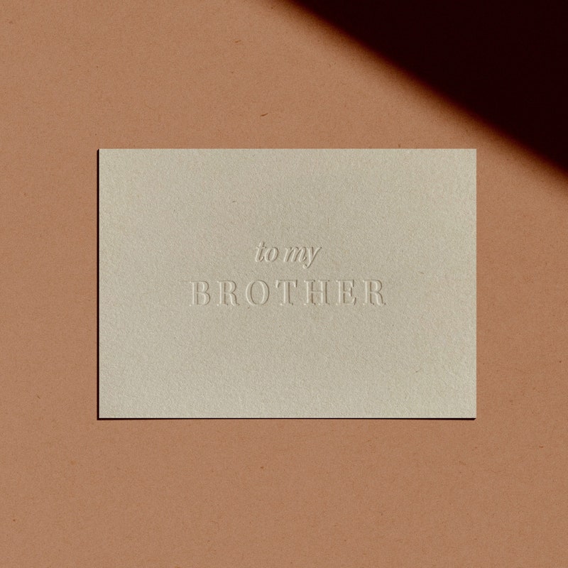 Brother His Wedding Card - Etsy