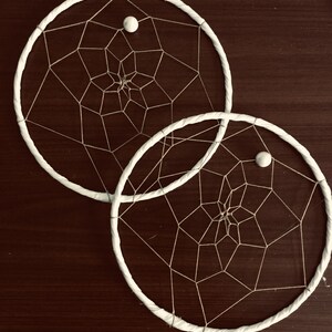 DIY Dream Catcher Hoop: Woven Web Base With Bead - Etsy