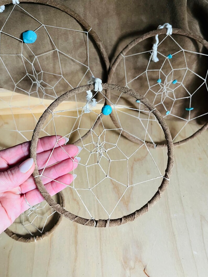 Genuine Leather Dreamcatcher Web Base: DIY Craft Supply, You Decorate ...