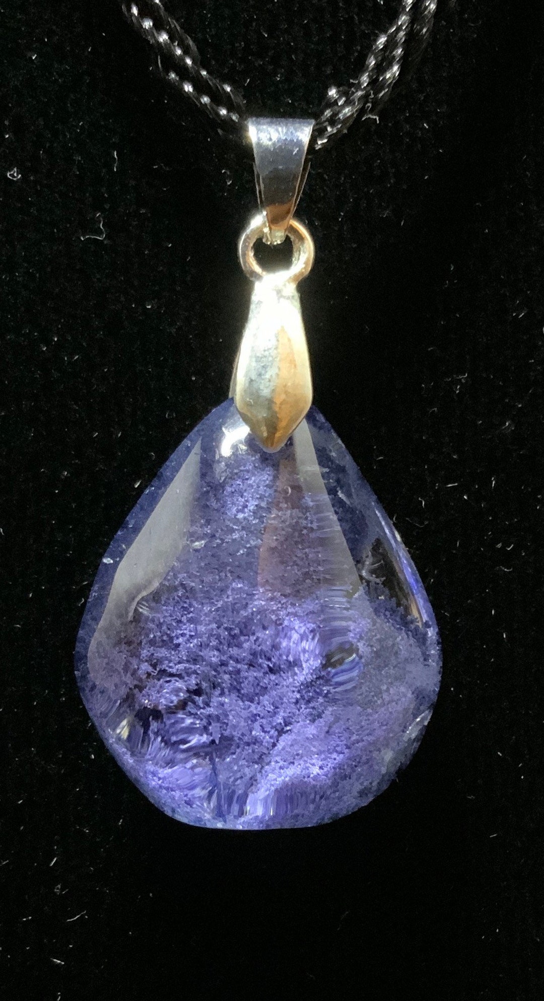 Blue Phantom Quartz Pendant Etsy blue-phantom-quartz-pendant-etsy