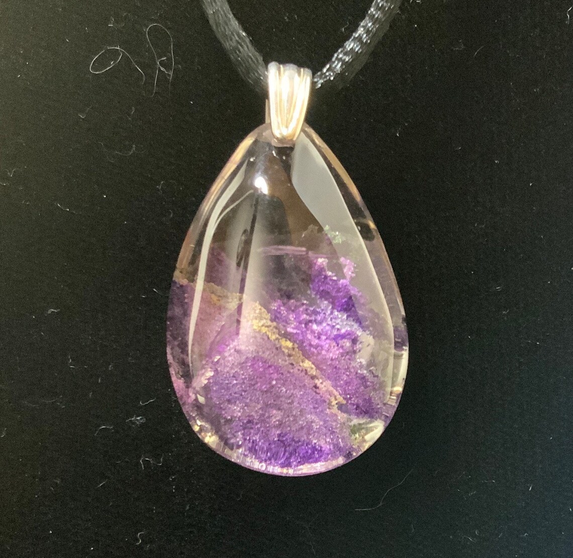 Purple Phantom Quartz Pendant - Etsy