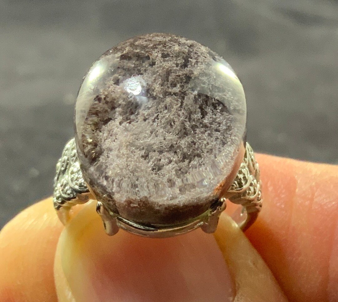 Red Phantom Quartz Ring - Etsy