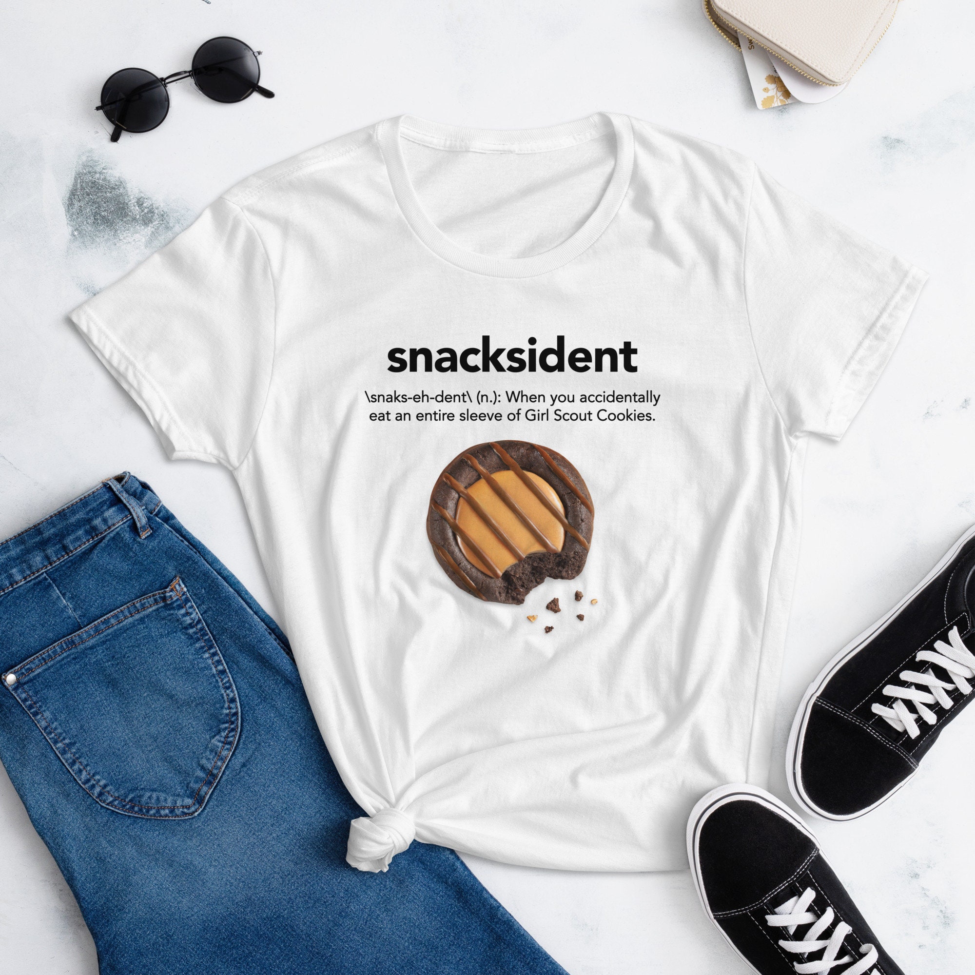 Snacksident Girl Scout Cookie T-shirt Tee - Etsy