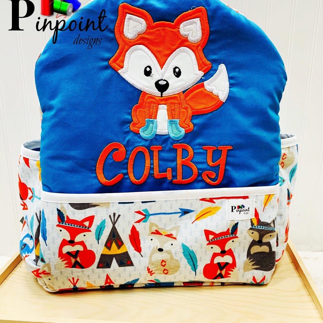 Fox Backpack, Fox Diaper Bag, Fox Book Bag, Baby Fox - Etsy