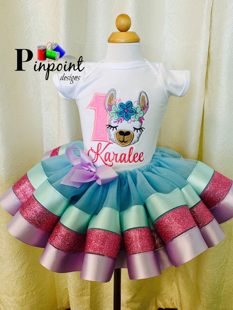 Llama Tutu Set Llama Outfit Llama Birthday Party Llama | Etsy