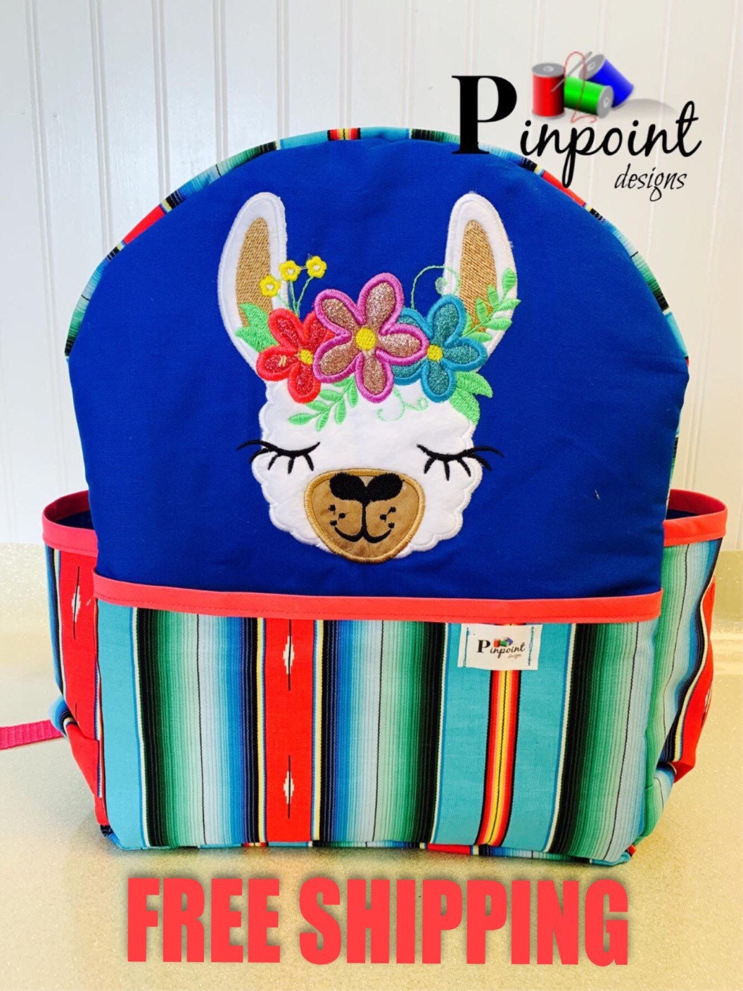 Llama Backpack - Etsy