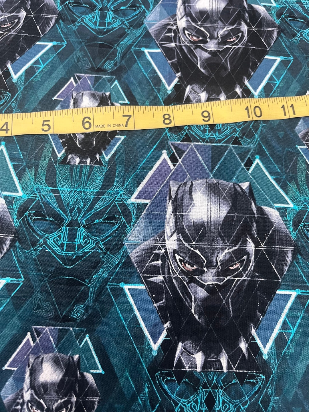 Black Panther Fabric, Black Panther Super Hero Fabric, Black Panther ...