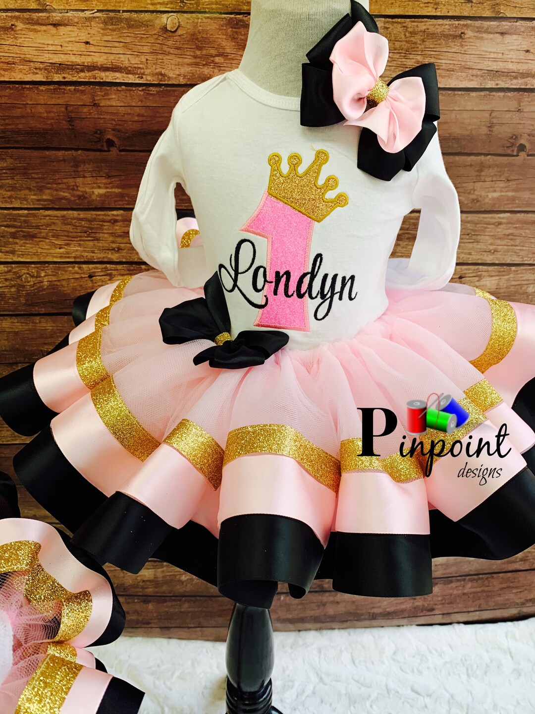 Princess Tutu Outfit, Princess Birthday Set, Pink Tutu, Princess Outfit ...