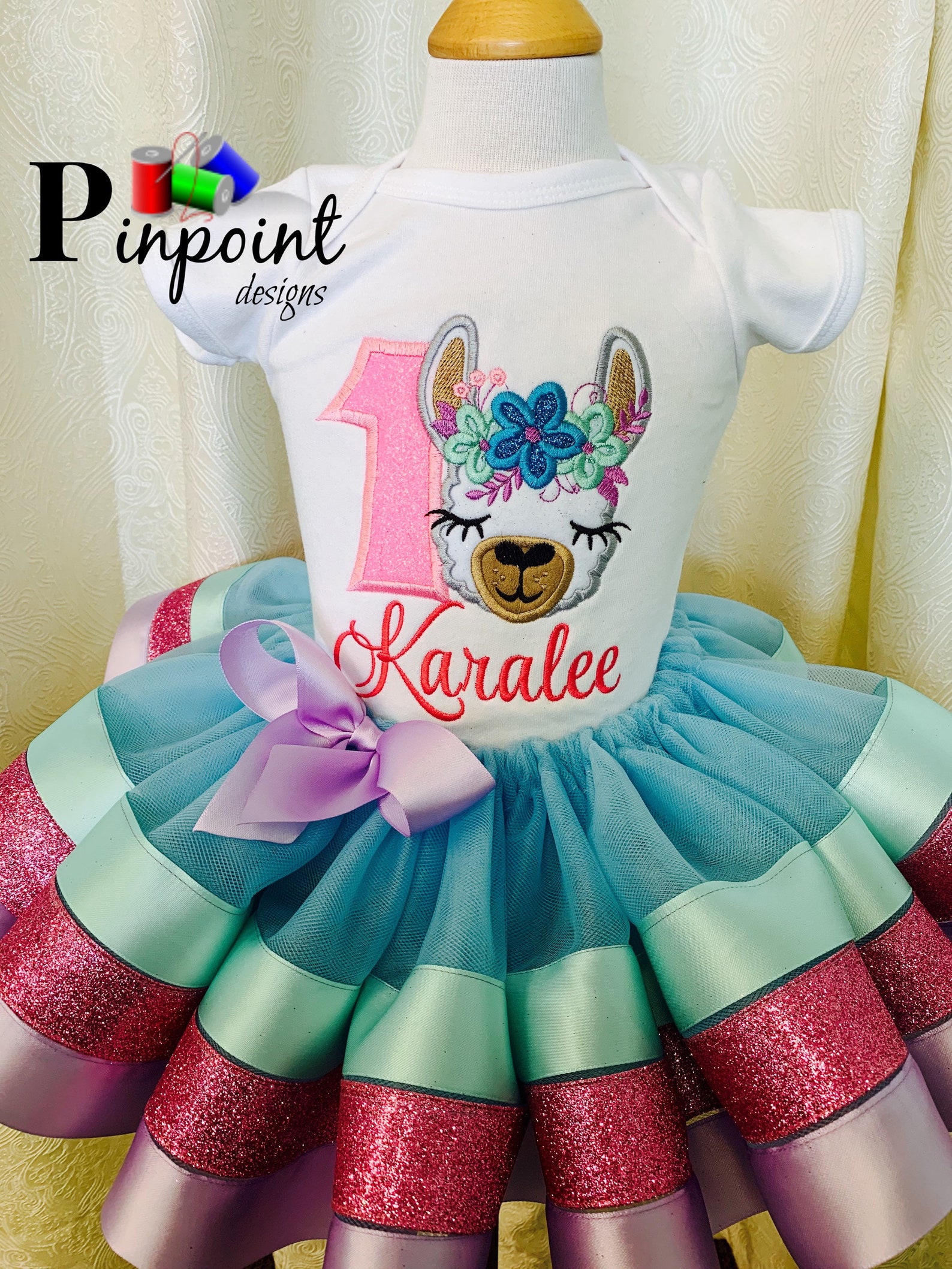 Llama Tutu Set Llama Outfit Llama Birthday Party Llama | Etsy