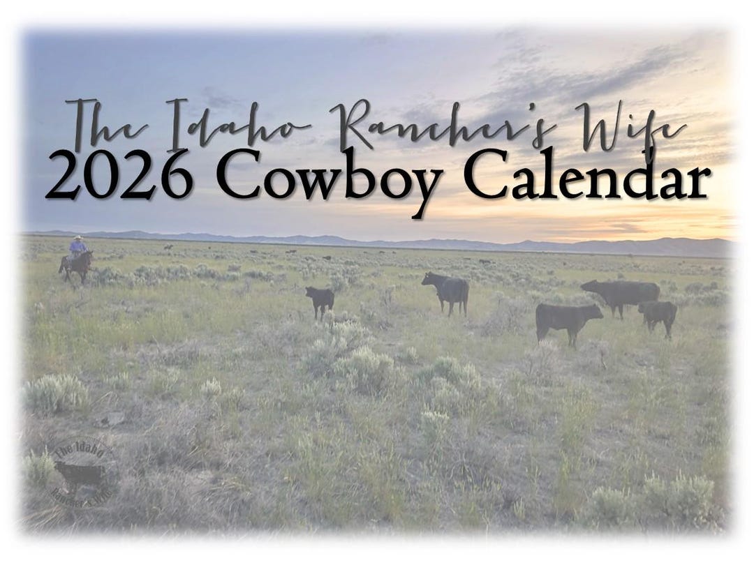 2026 Cowboy Calendar - Etsy