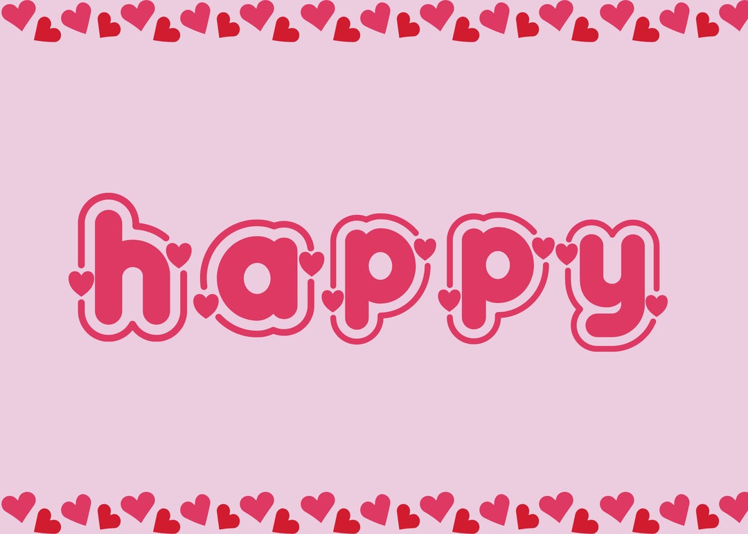 Happy.... A Card Design for All - Etsy