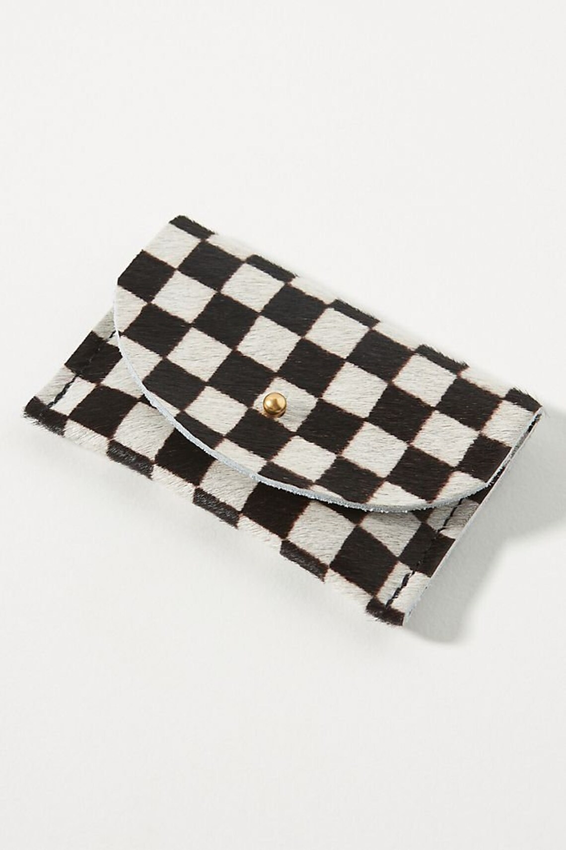 Checkered Cowhide Cardholder | Bag | Wallet | Coin Purse | Envelope ...