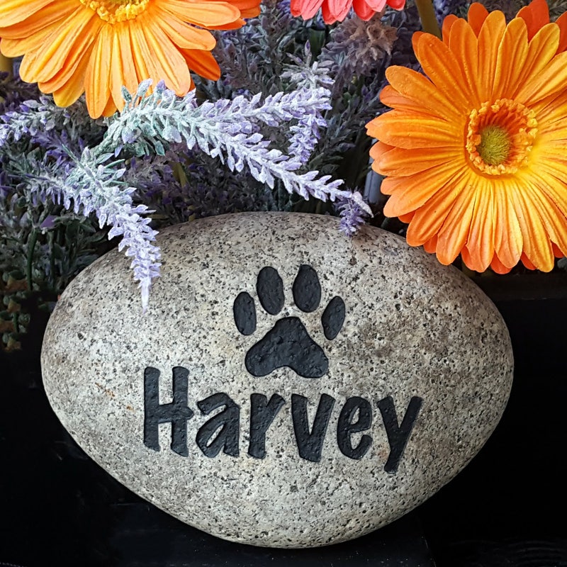 Pet Memorial Stones - Etsy