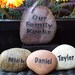 Our Family Rocks-personalized Family Stones-engraved Name Rocks-god ...