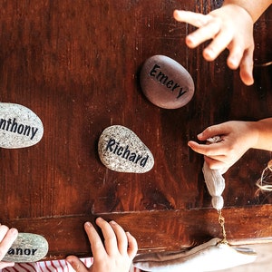 Engraved Name Rock | Personalized Engraved Rock | Child's Palm Size ...