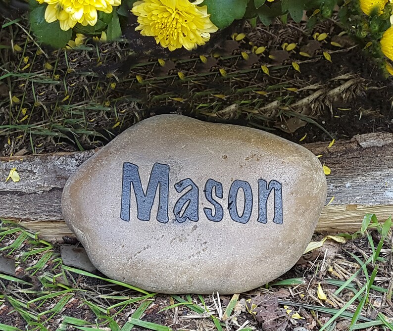 Individual Engraved Name Rock-personalized Gift for - Etsy