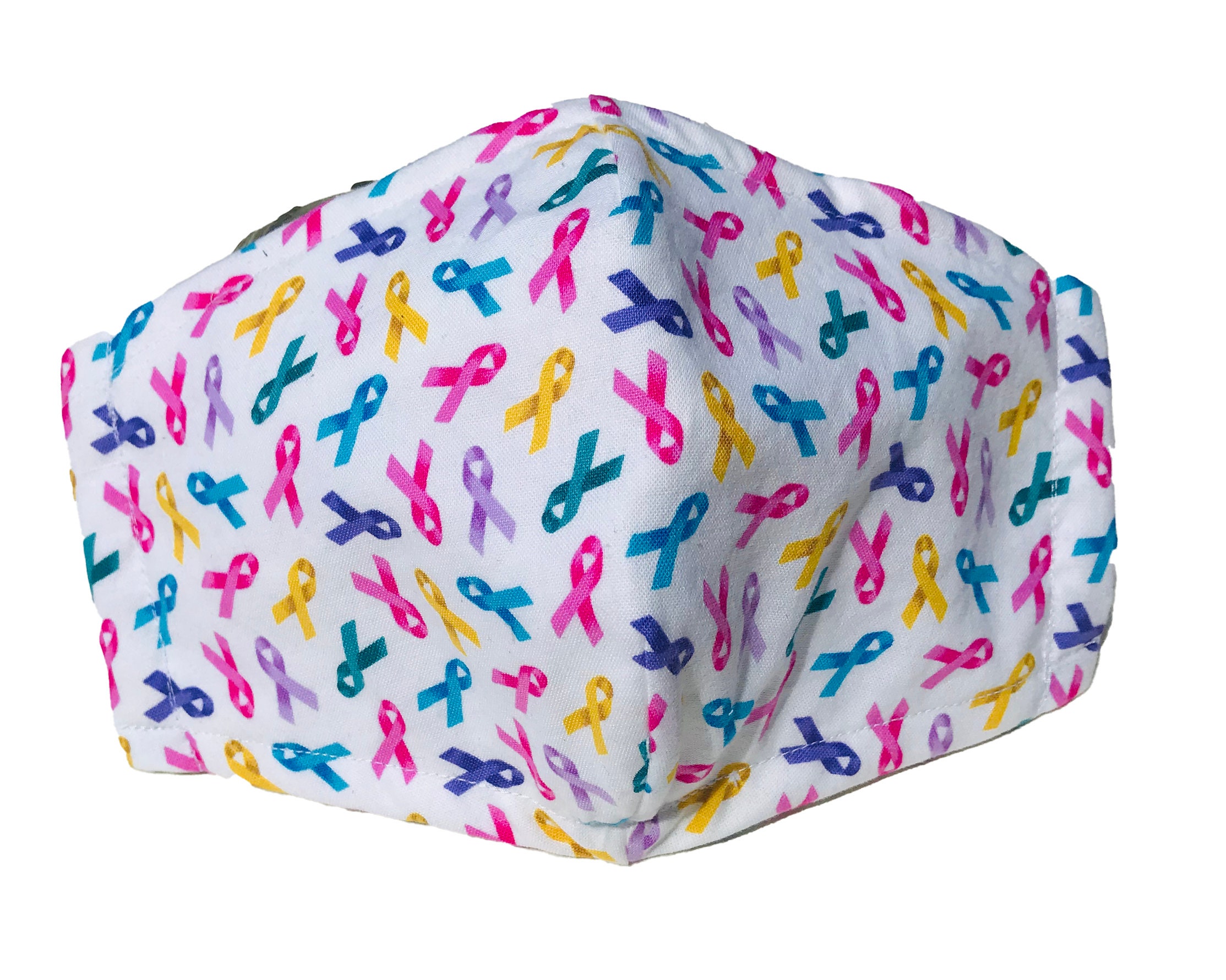 Cancer Awareness Ribbon Face Masks Christian Face Mask | Etsy