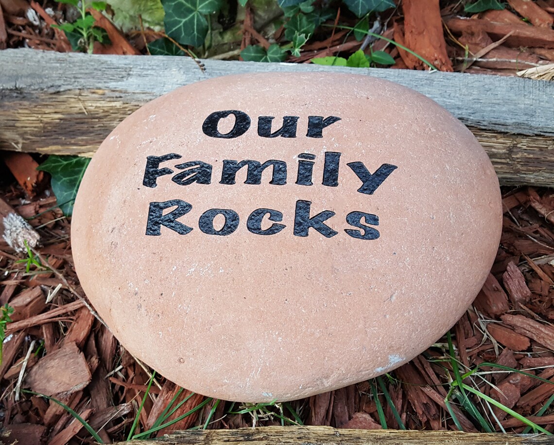 Personalized Engraved Rocks Garden Decor Custom Engraved - Etsy