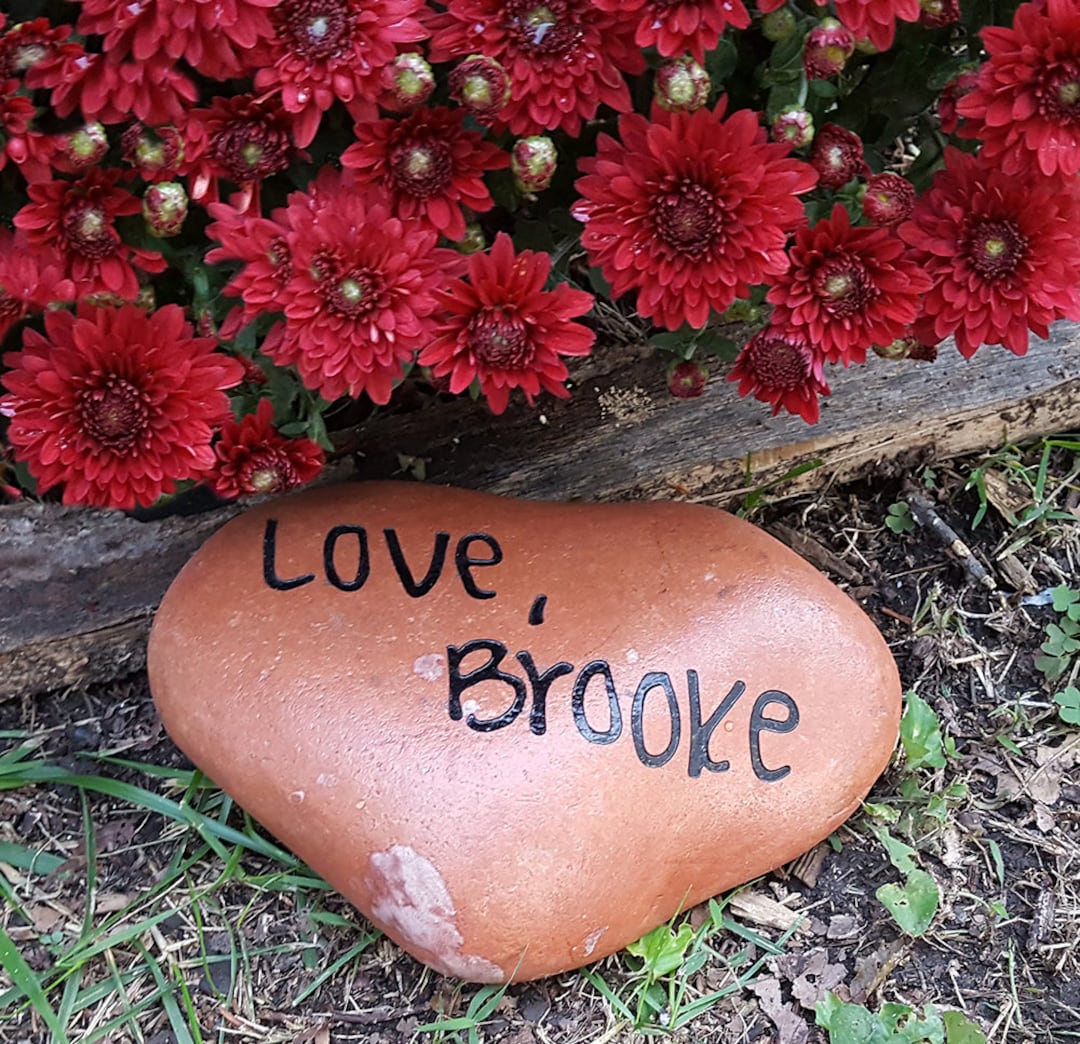 Handwriting - Garden Stones - Memorial Landscape Rock - Memory Rocks ...