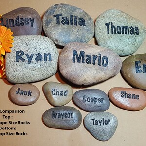 My Grandkids Rock, Gift for Grandma, Personalized Name Rocks, Gift for ...