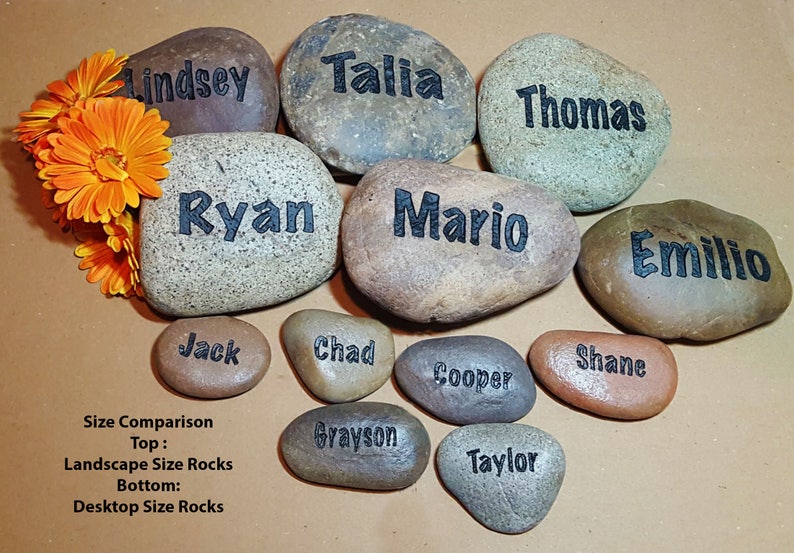 Grandparent Gift Grandkids Rock Personalized Name Rocks | Etsy