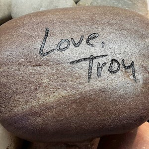 Actual Handwriting Rock - Remembrance Gift - in Memory of ...