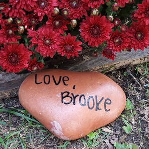 Actual Handwriting Rock Remembrance Gift in Memory of Personalized ...