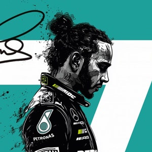 Lewis Hamilton: Stat Series Poster - Etsy
