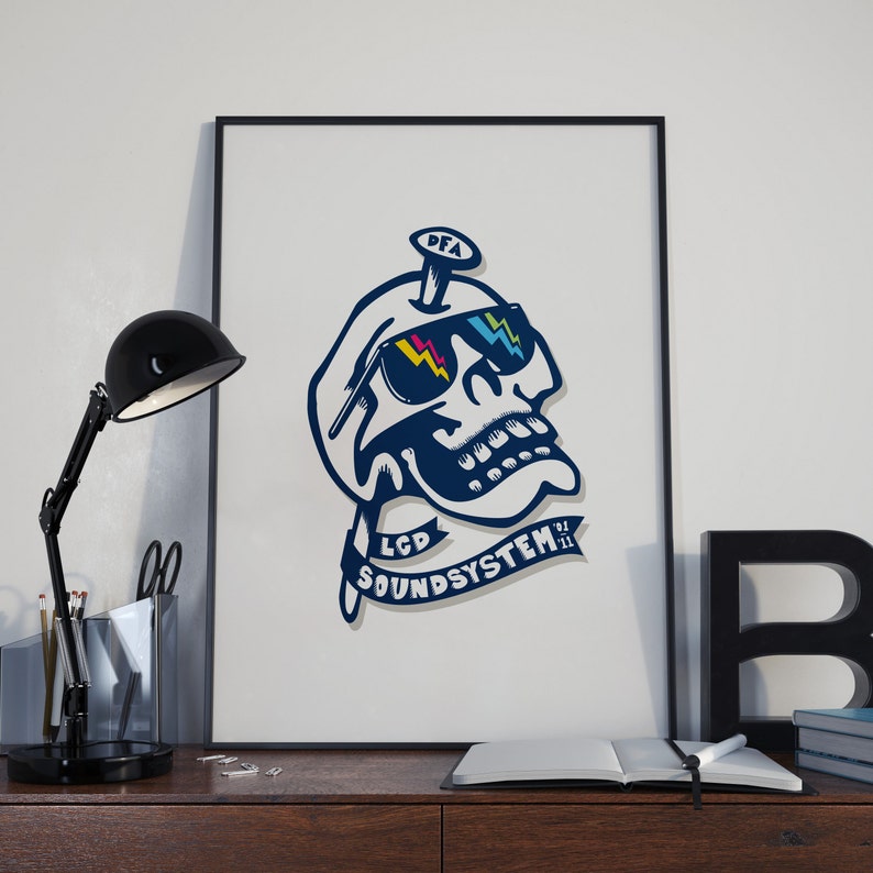 LCD Soundsystem RIP - Poster / 12" X 18" - Etsy