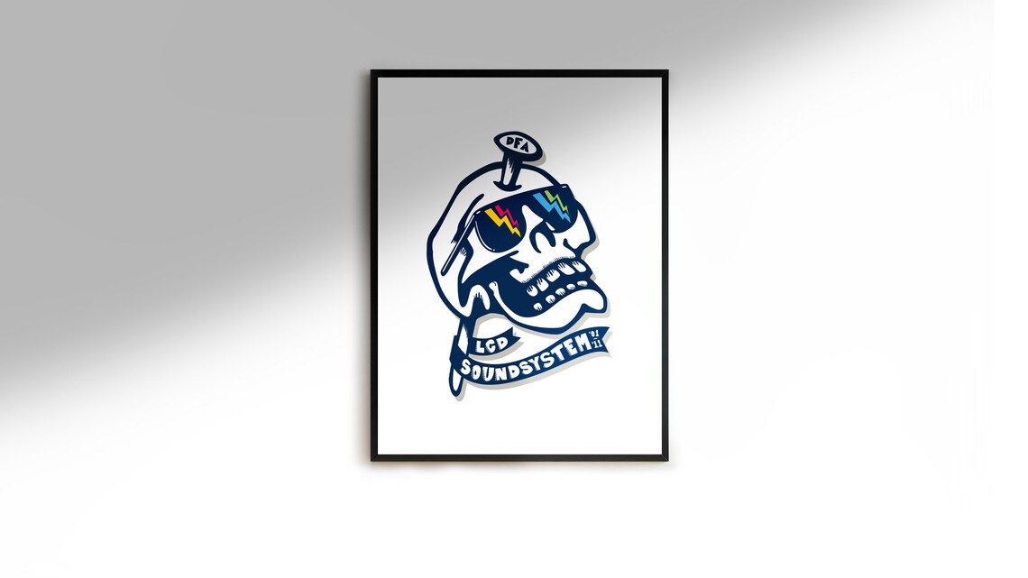 LCD Soundsystem RIP - Poster / 12" X 18" - Etsy