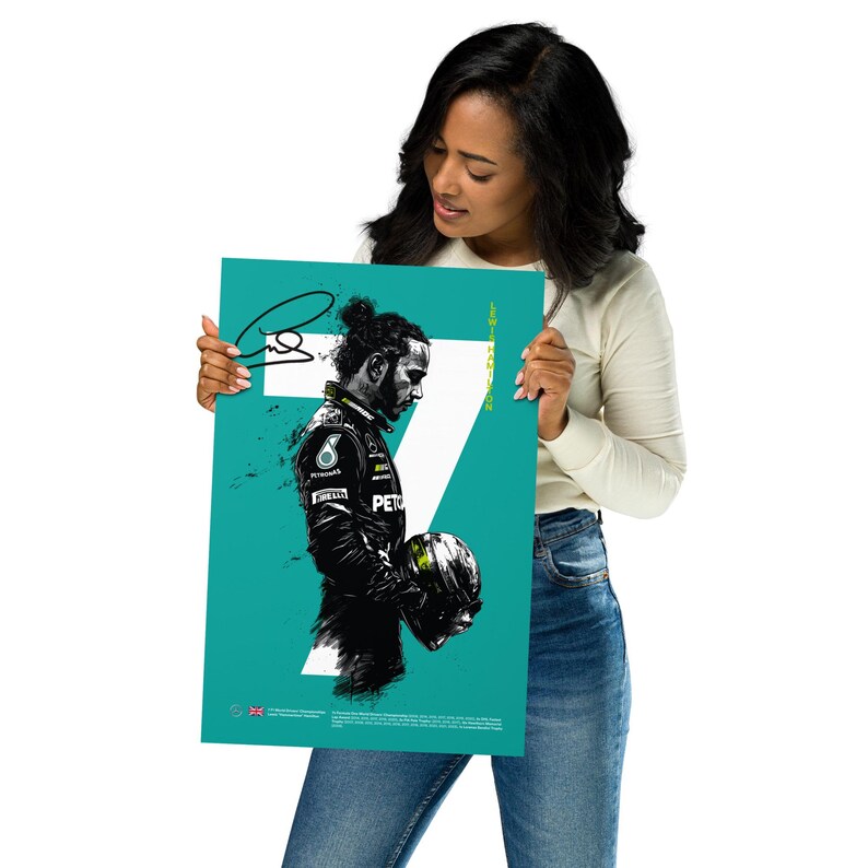 Lewis Hamilton: Stat Series Poster - Etsy