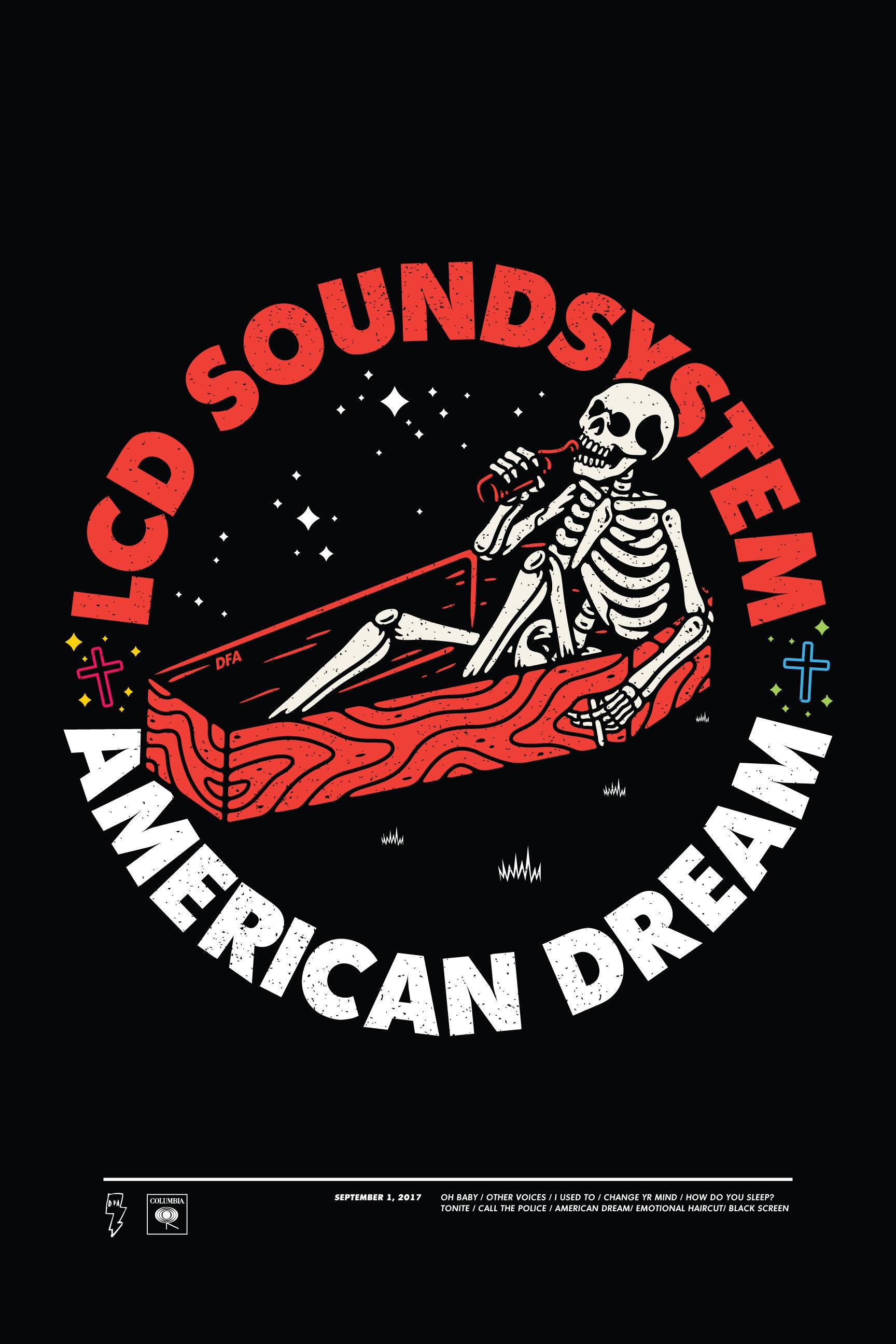 LCD Soundsystem 'american Dream' - Poster - Various Sizes - Etsy