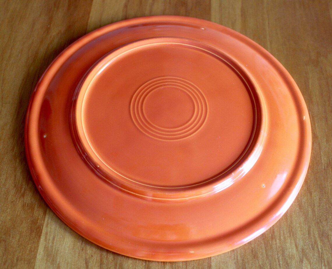 Vintage Fiesta Kitchen Kraft Cake Plate in Original Radioactive Red - Etsy
