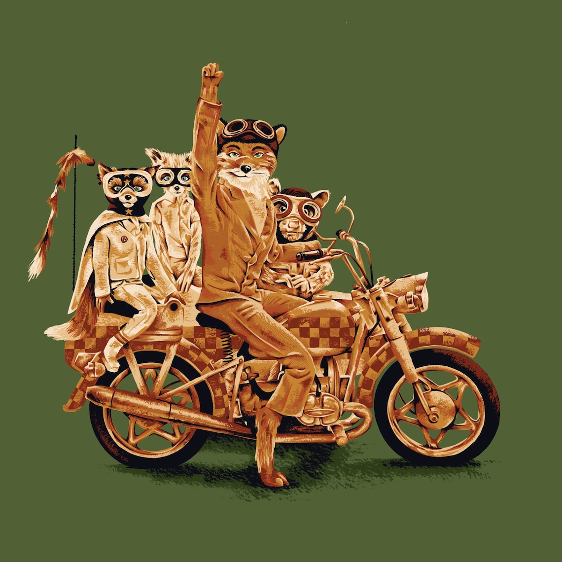 Fantastic Mr. Fox Wall Art Print Wes Anderson Art Print - Etsy