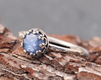 Blue stone ring | Etsy