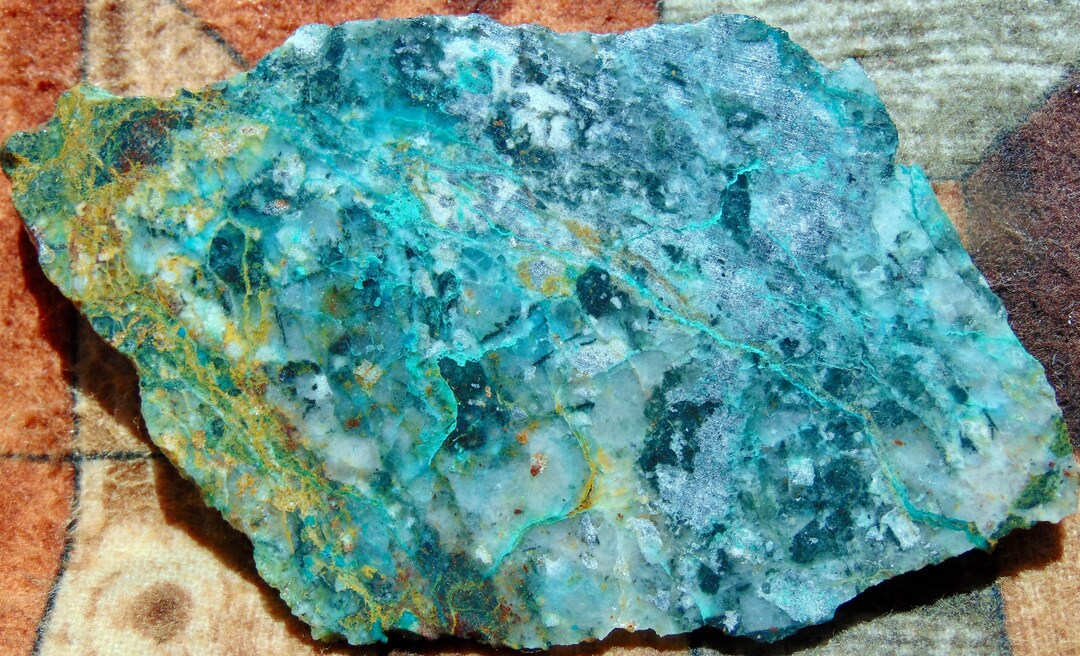Inspiration Mine Chrysocolla - Rough Rock Slab - Etsy