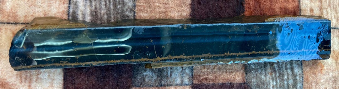 Hawkeye Blue Tiger Eye Rough Stone Slab End-cut - Etsy