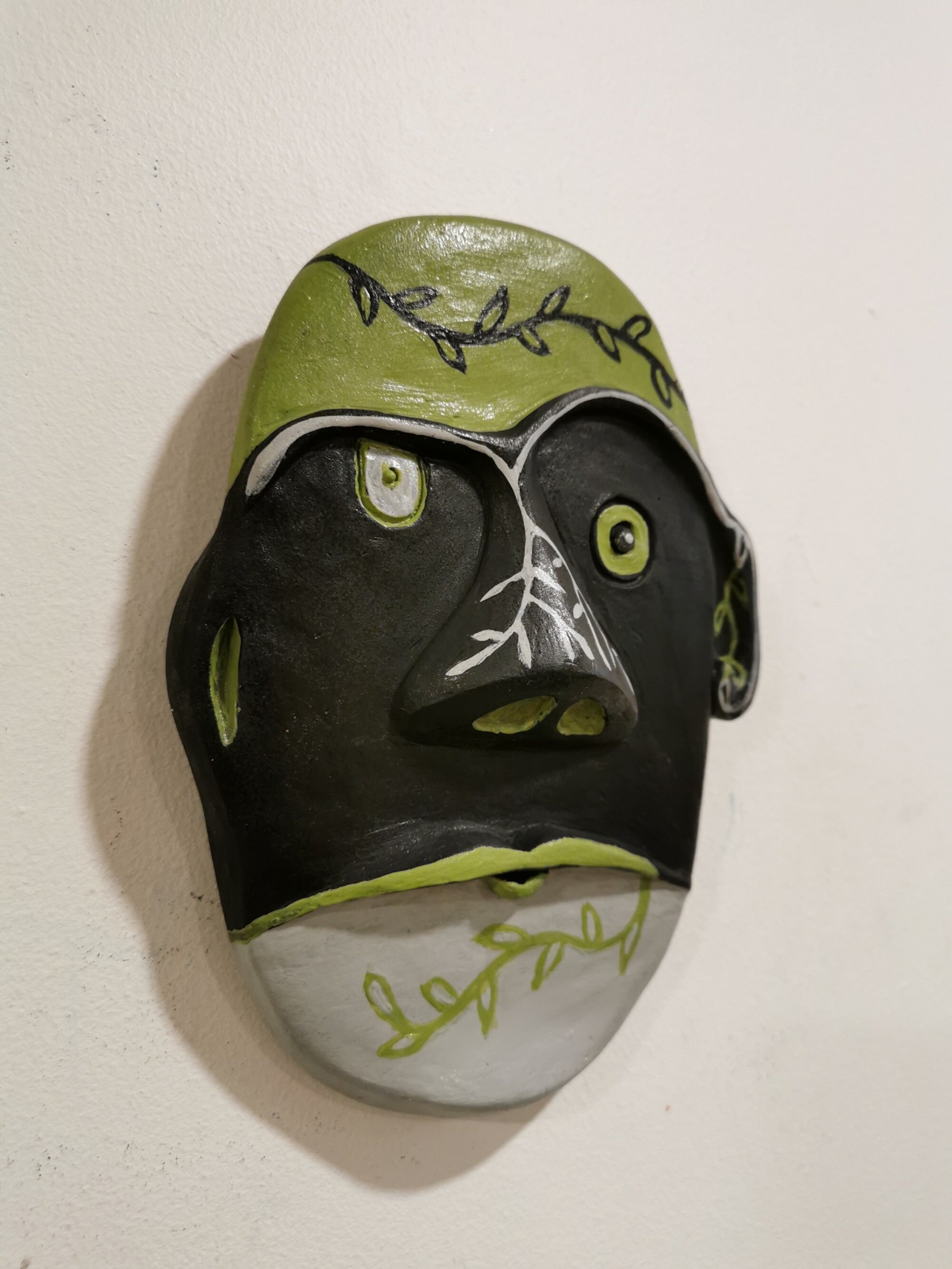 Faces Of The Earth Contemporary Mask Relief Nature Wall | Etsy