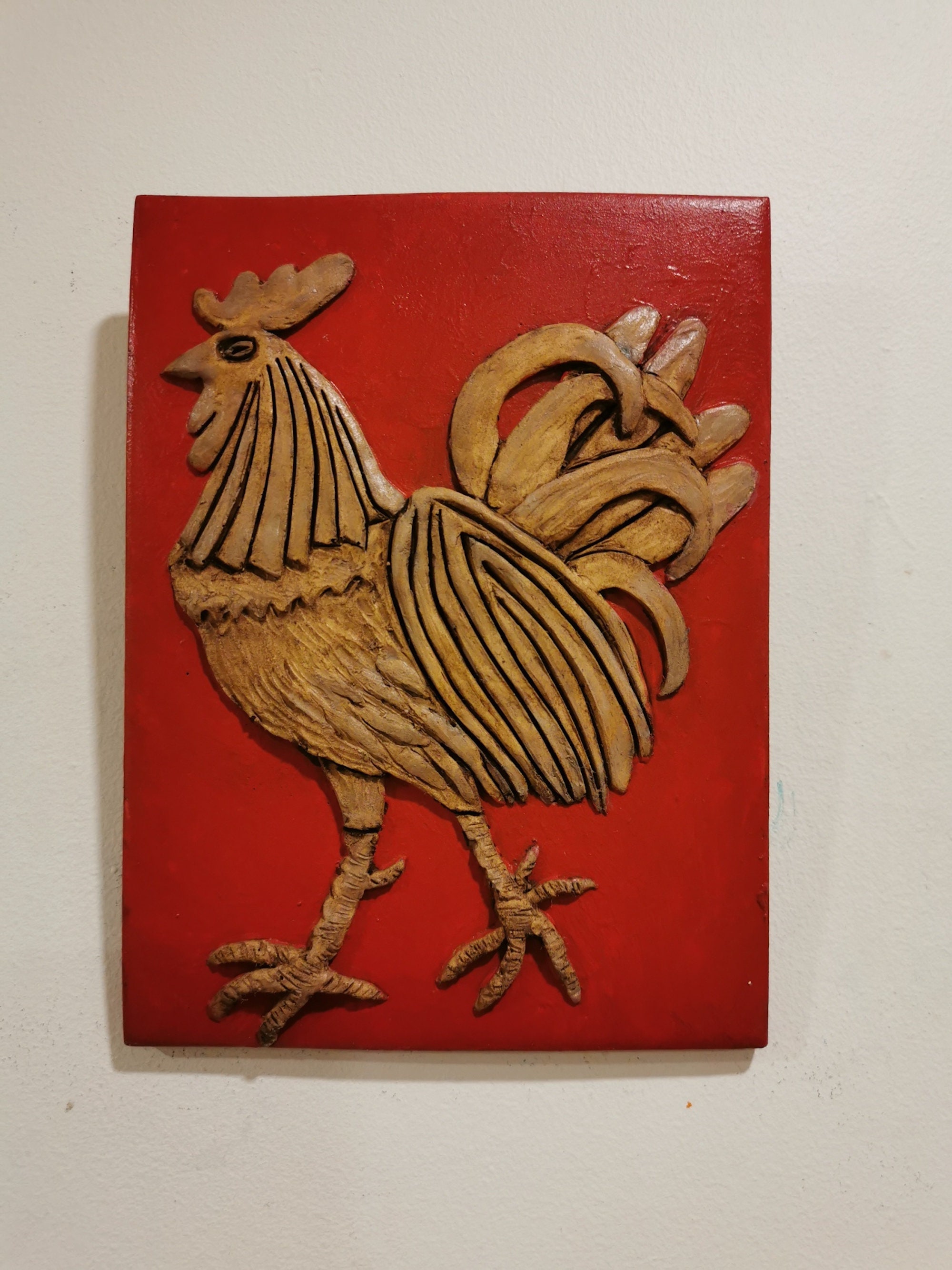 Rooster Strut/ Barnyard Decorative Tile/rooster - Etsy Singapore