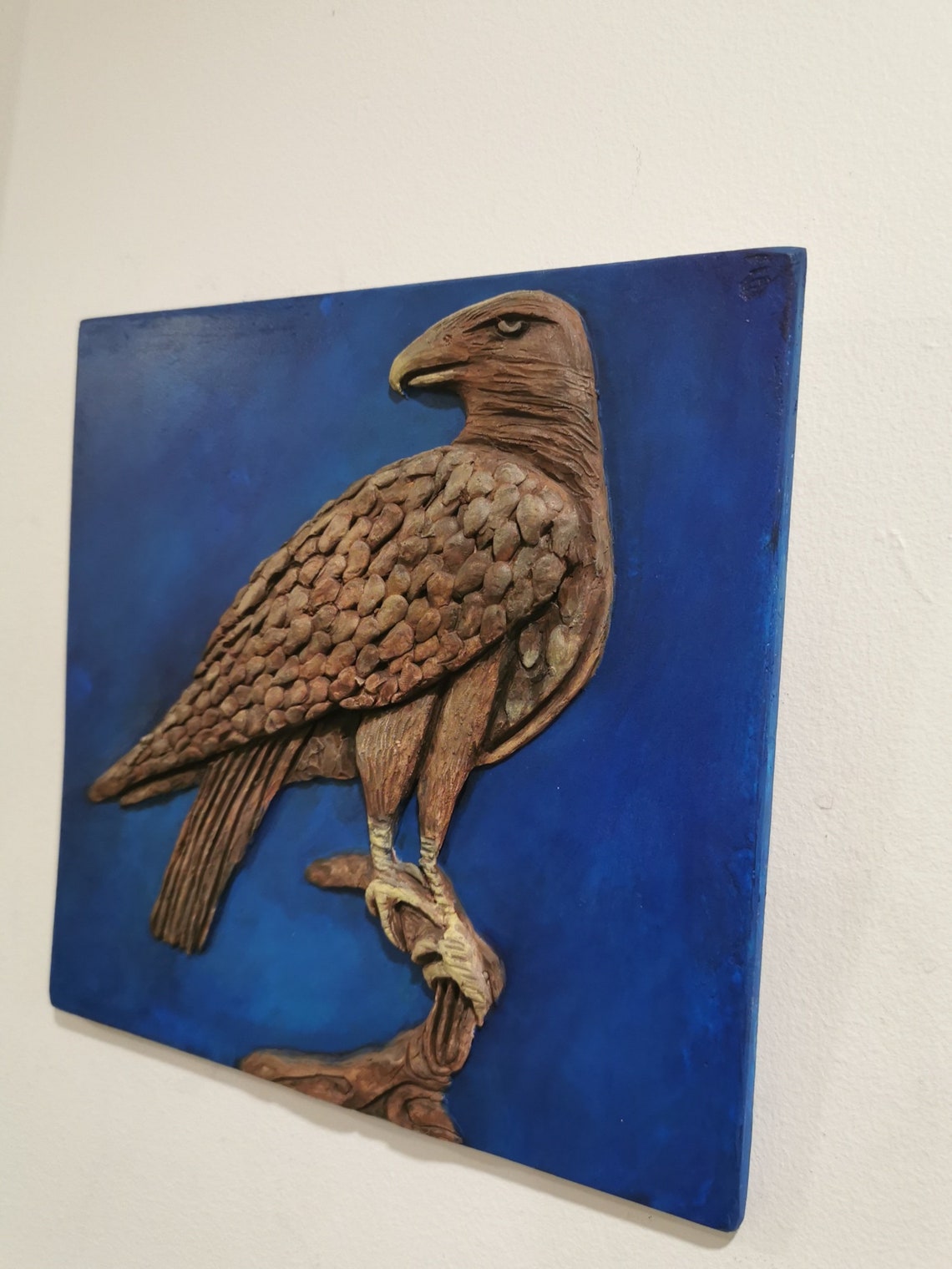 Harris Hawk /Bird Wall Sculpture/ Decorative Hawk Art Tile | Etsy