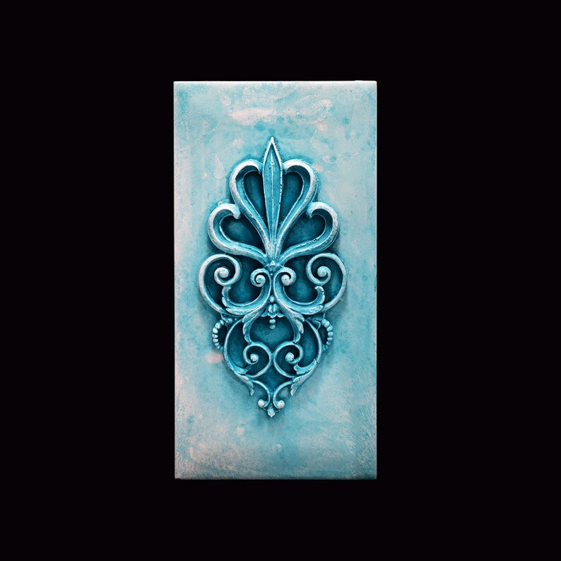 Vintage Decorative Art Tile/ Bas Relief/ Victorian Wall | Etsy